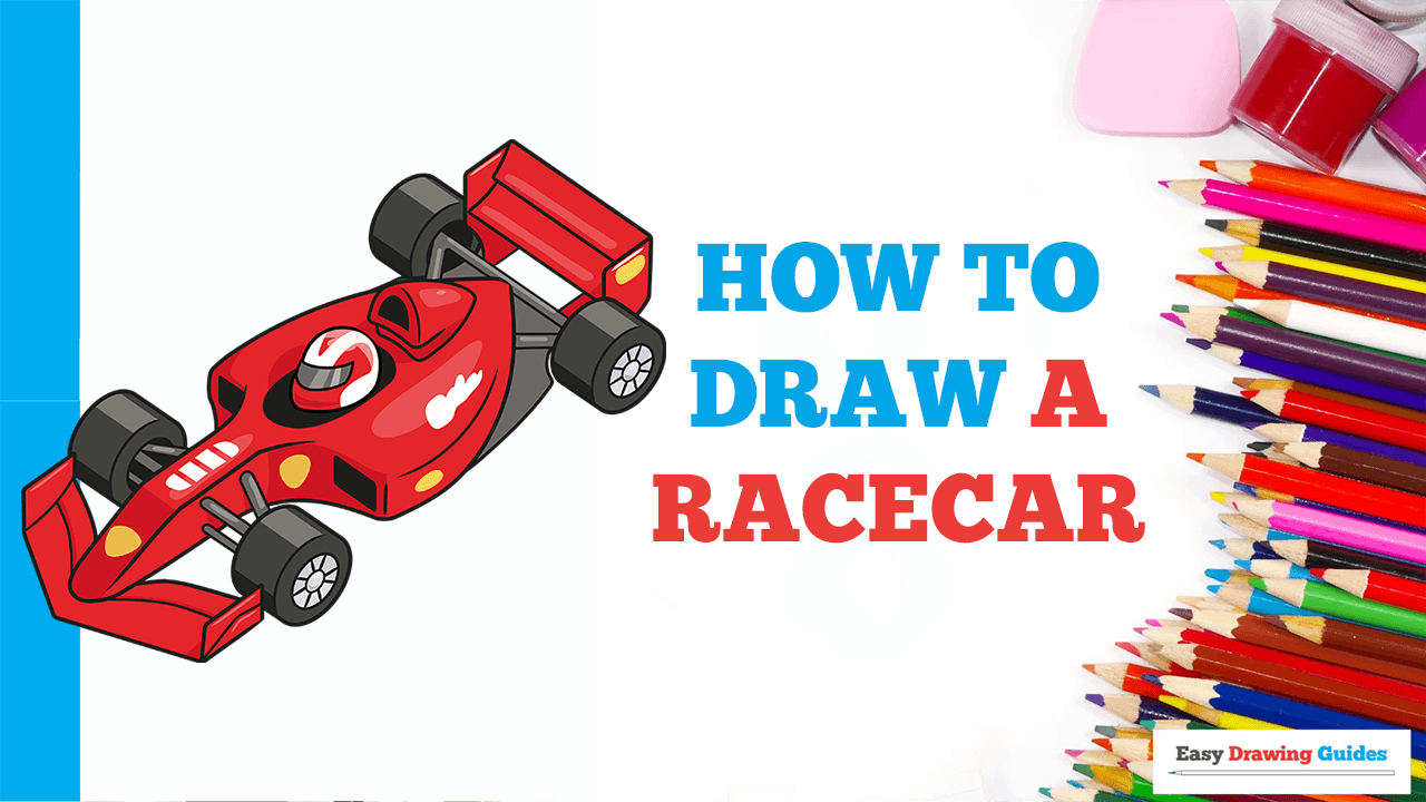 Racing Car Drawings For Kids