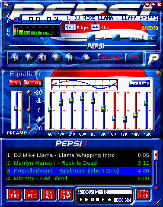 Winamp 2020 skins - pinsop