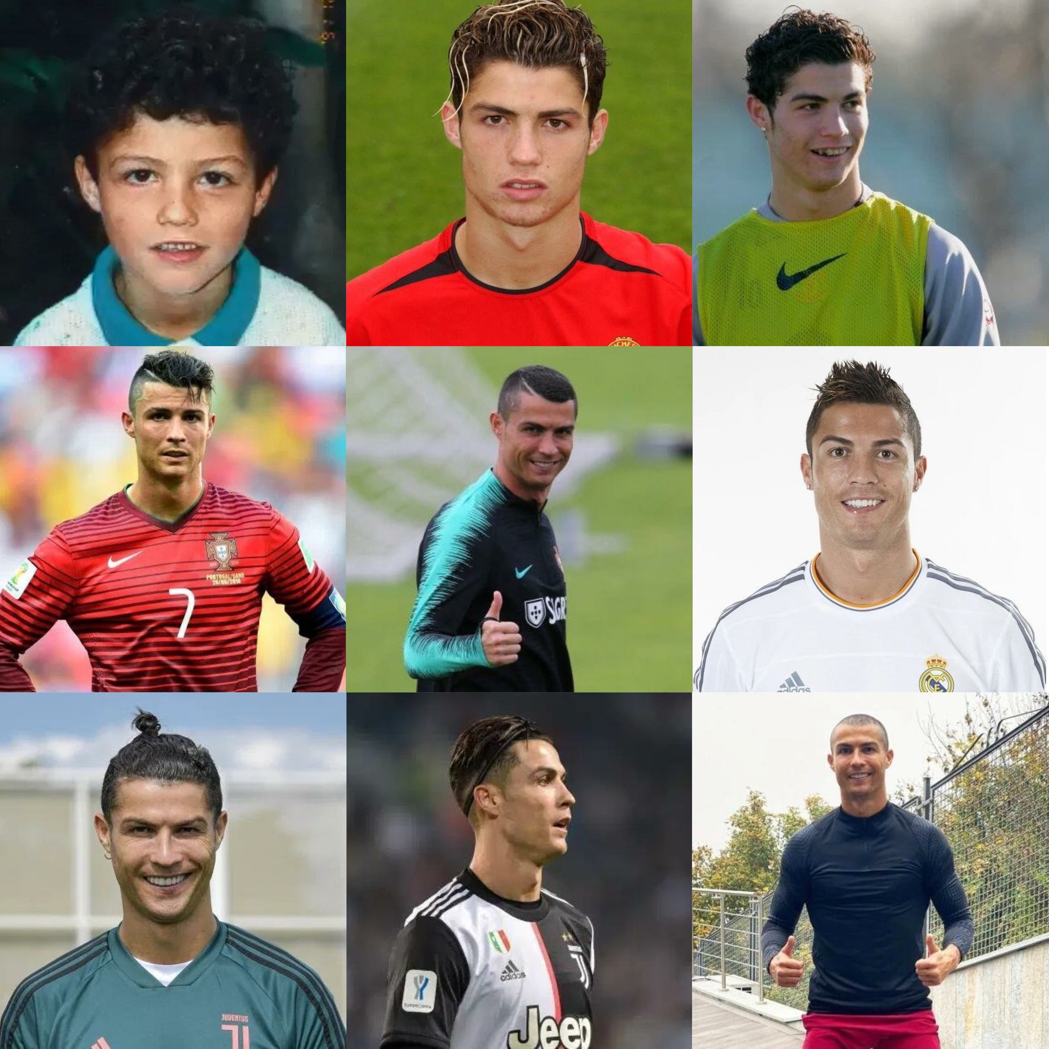 Cristiano Ronaldo Comb Over