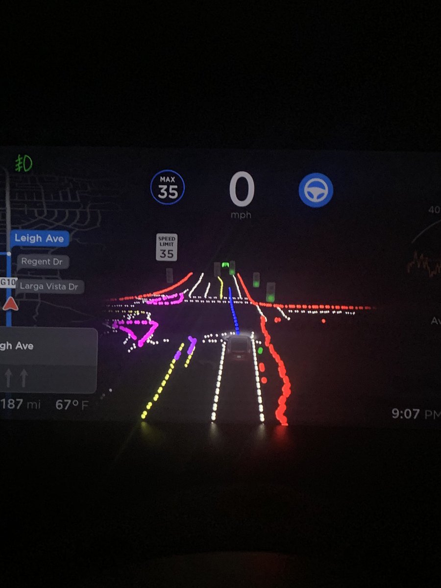 First Look At Teslas New Ui And Driving Visualizations Tesla Motors Club