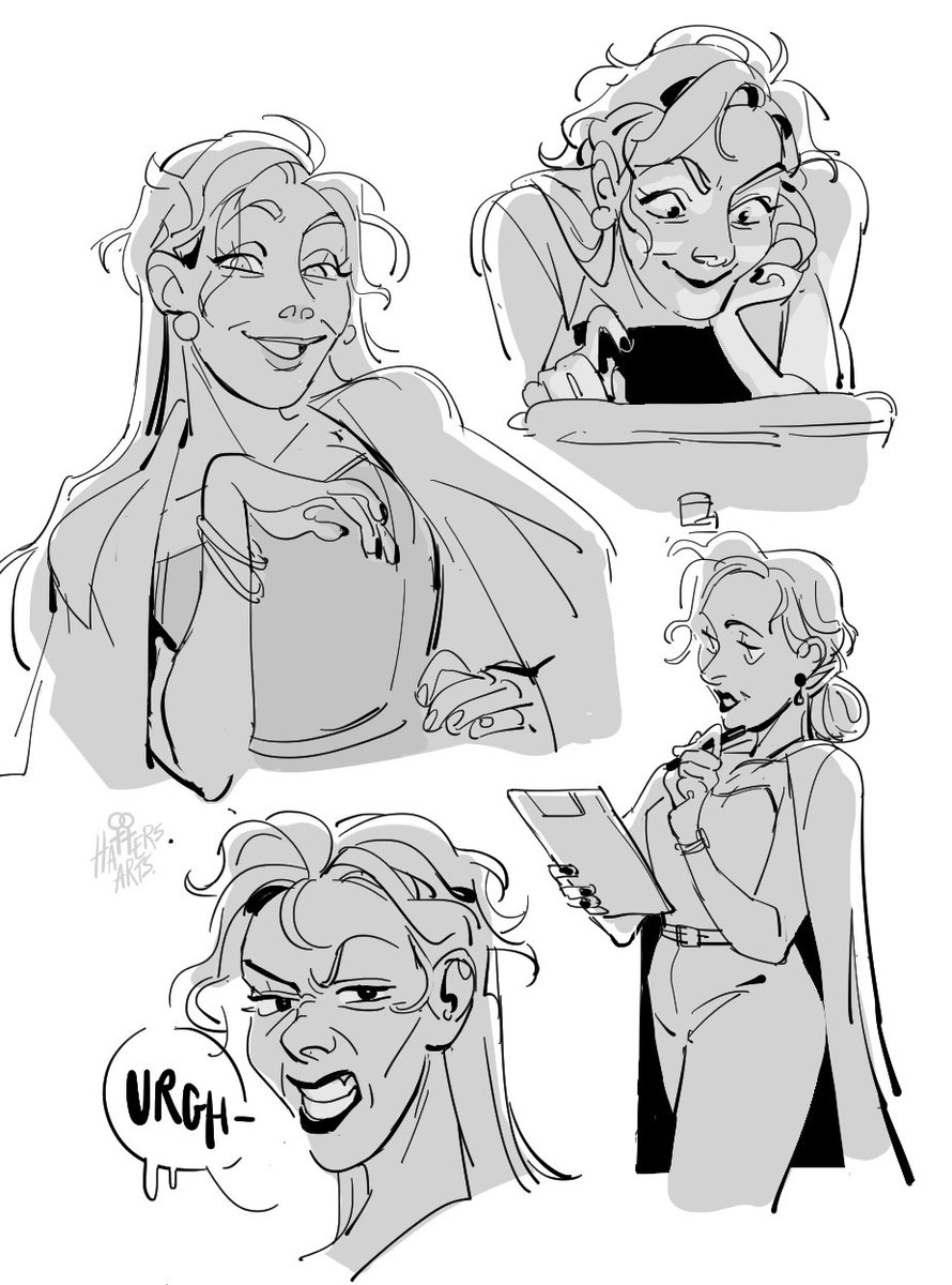 「sketch page commission for @beachcitys ! thank u so much for」( harriet ...