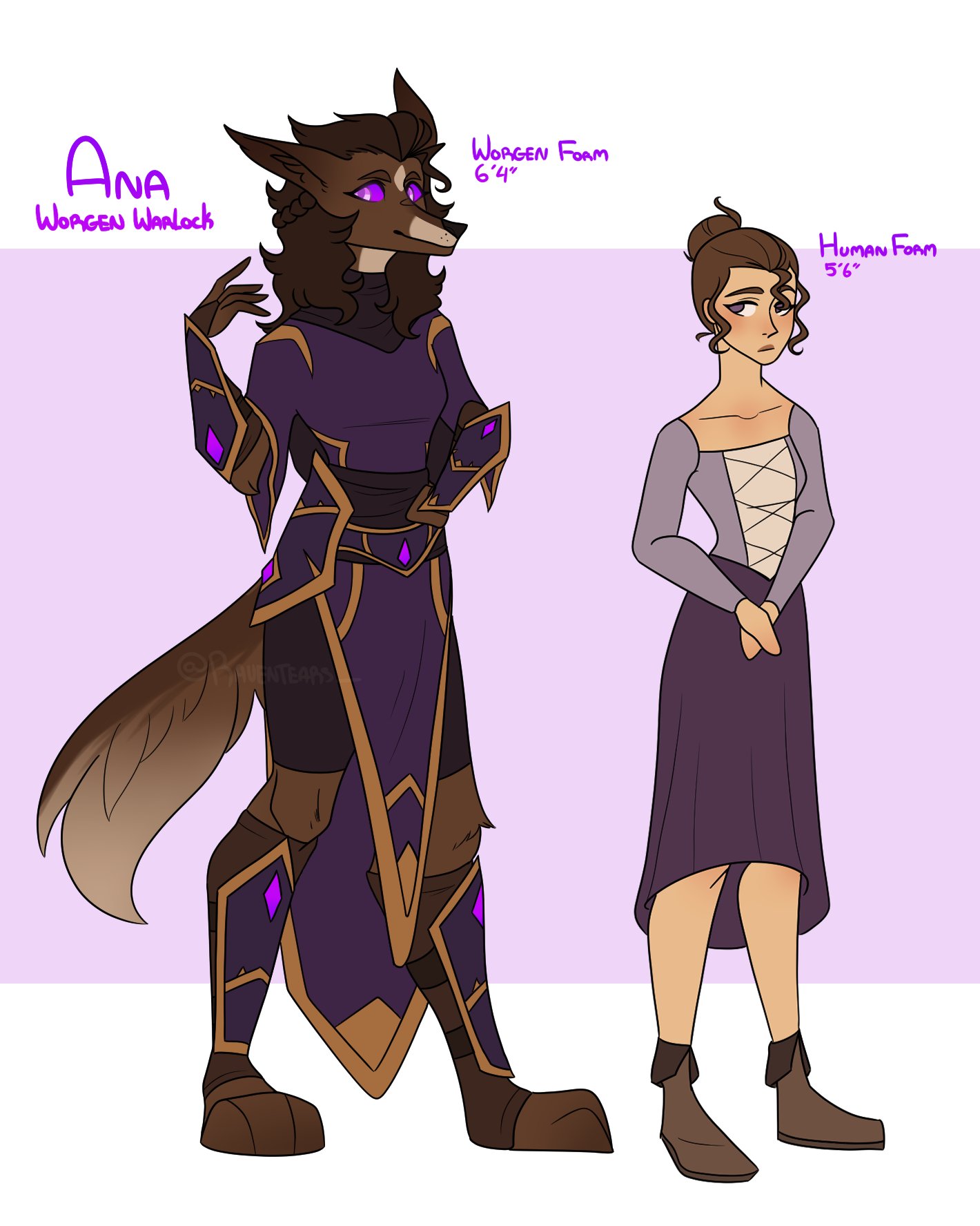 Worgen Warlock Fanart