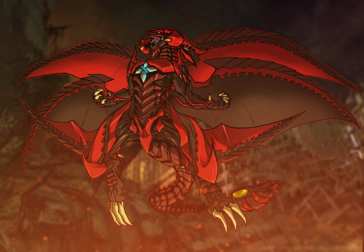 Red Nova Dragon Wallpaper