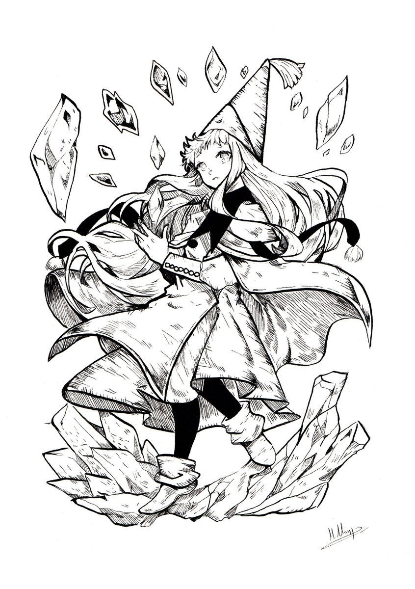 「Day 10: Crystal i decided made Richeh form witch hat ateli」🌟yami11arts ...