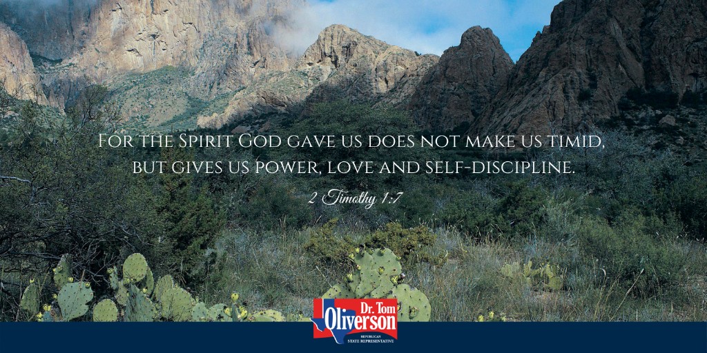 Dr. Tom Oliverson Announces Campaign For State Representative - Dr. Tom ...