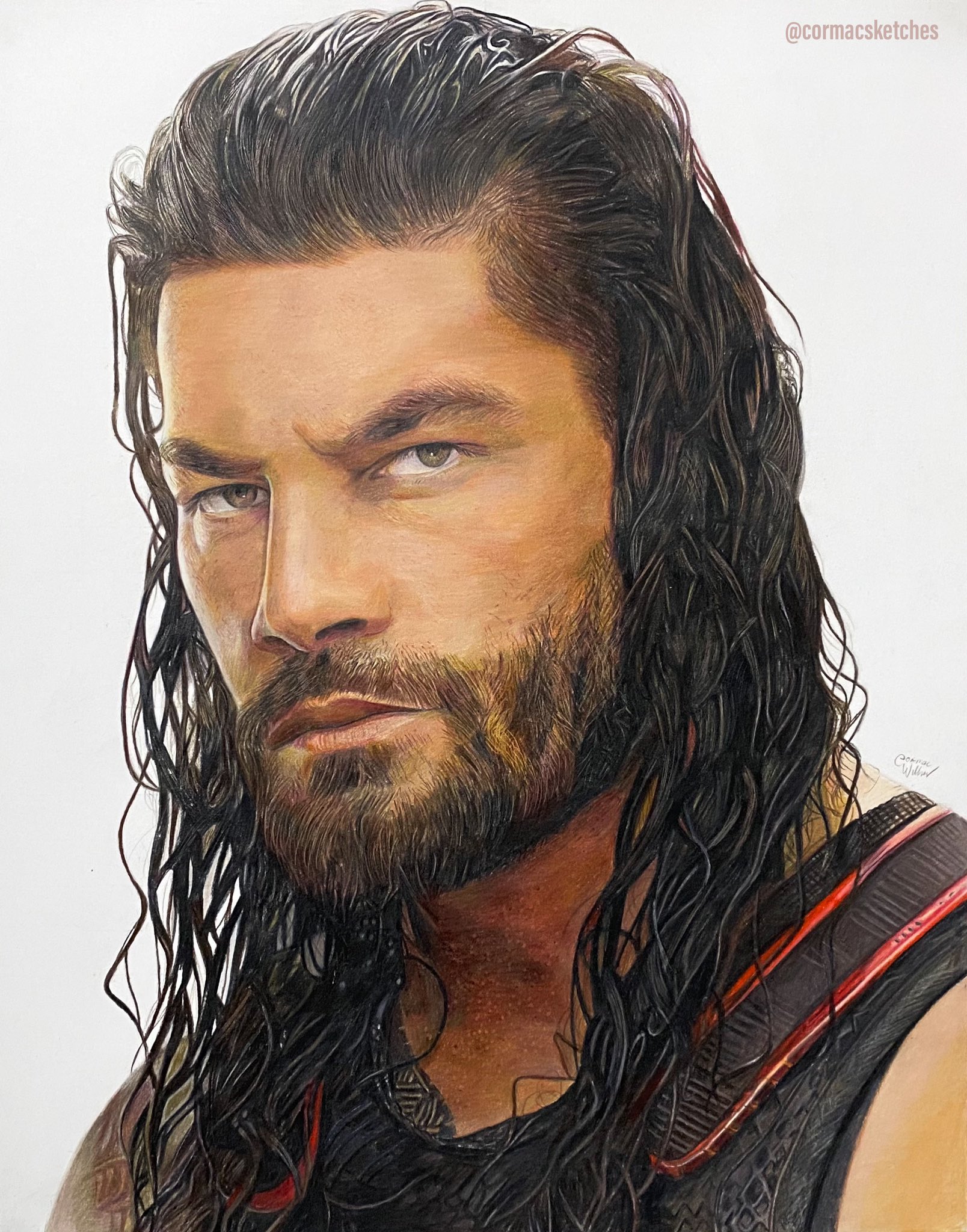 How To Draw Wwe Roman Reigns