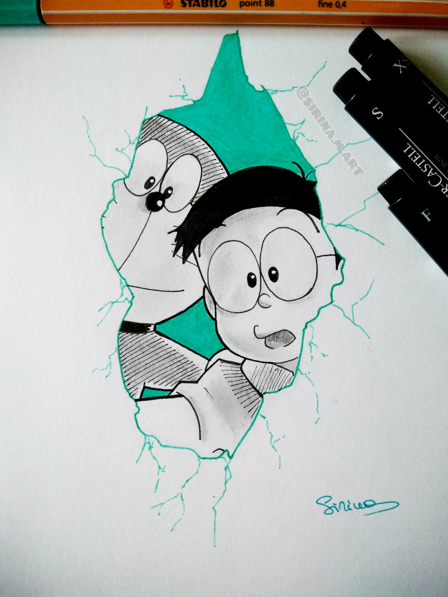 Doraemon Nobita Drawing