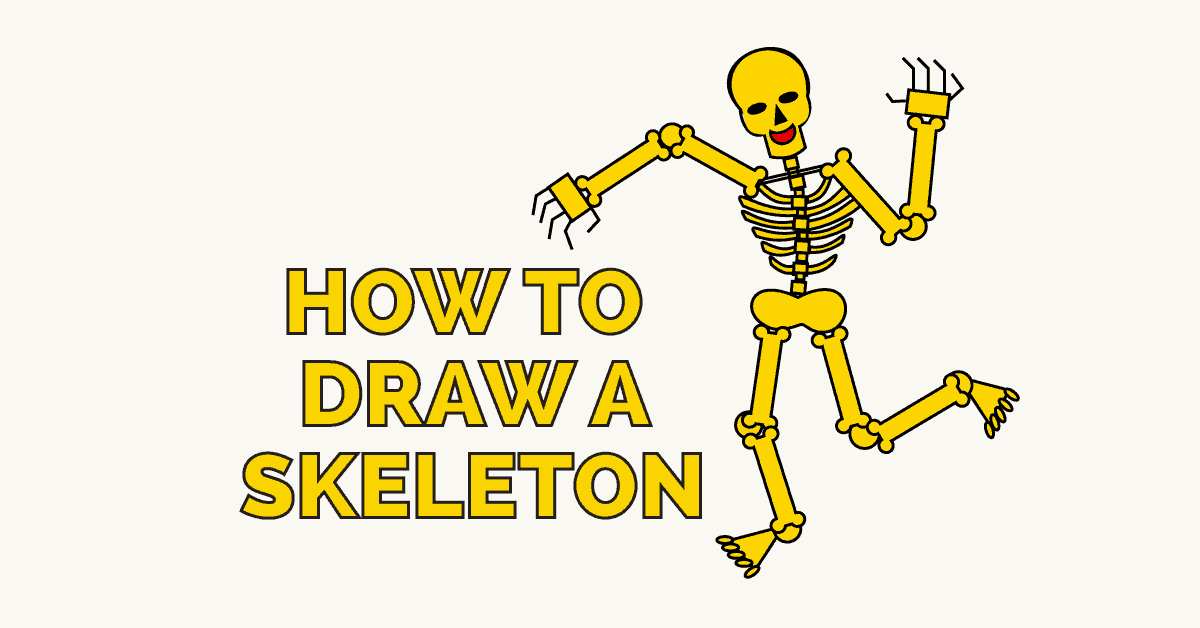 Skeleton Drawing For Kids