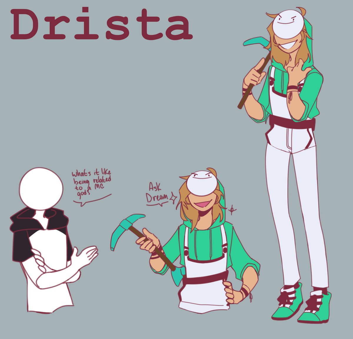 「so i gave Drista a design 」|lieのイラスト