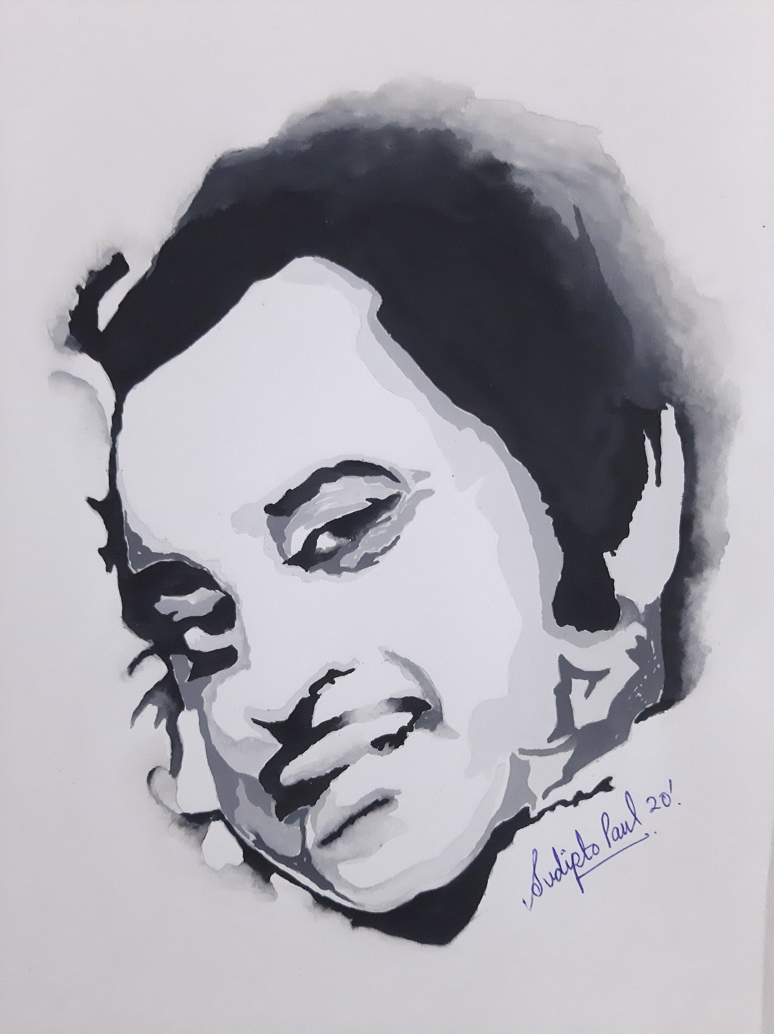 Kishore Kumar Sketch