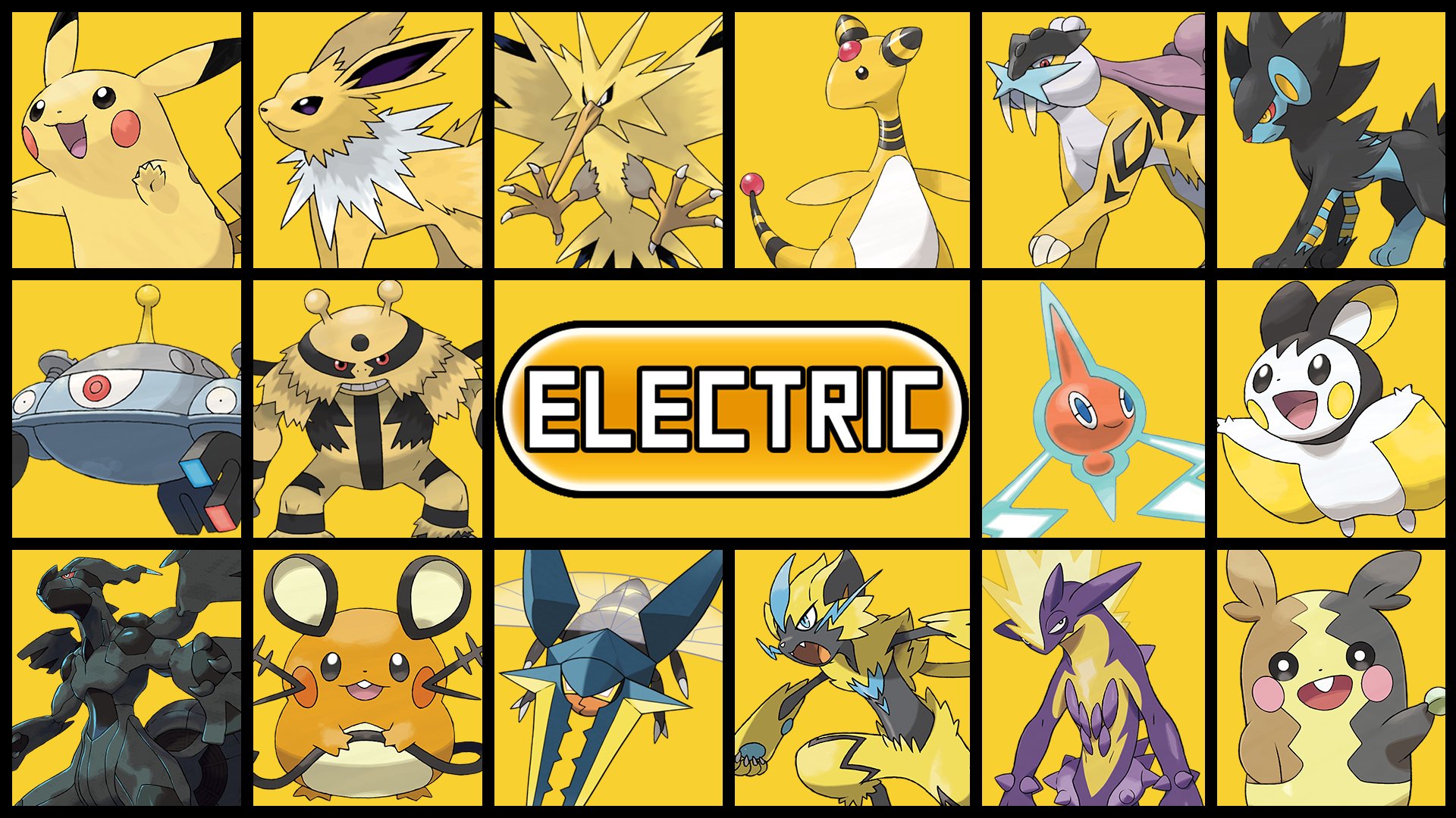 Electric Type Pokemon Images