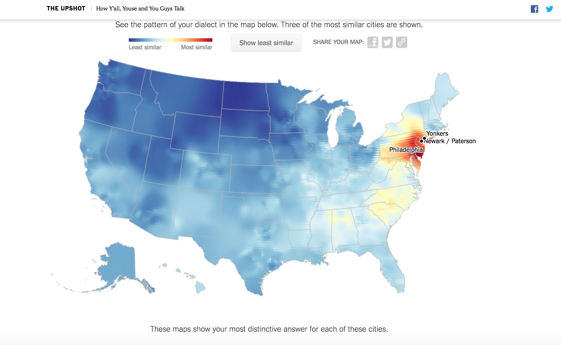 Yall Map How Y'all, Youse And You Guys Talk : R/Albany