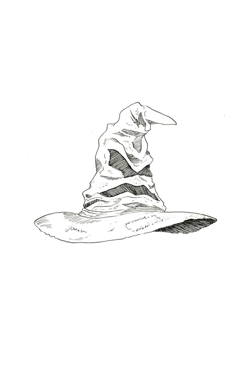 Harry Potter Sorting Hat Drawing