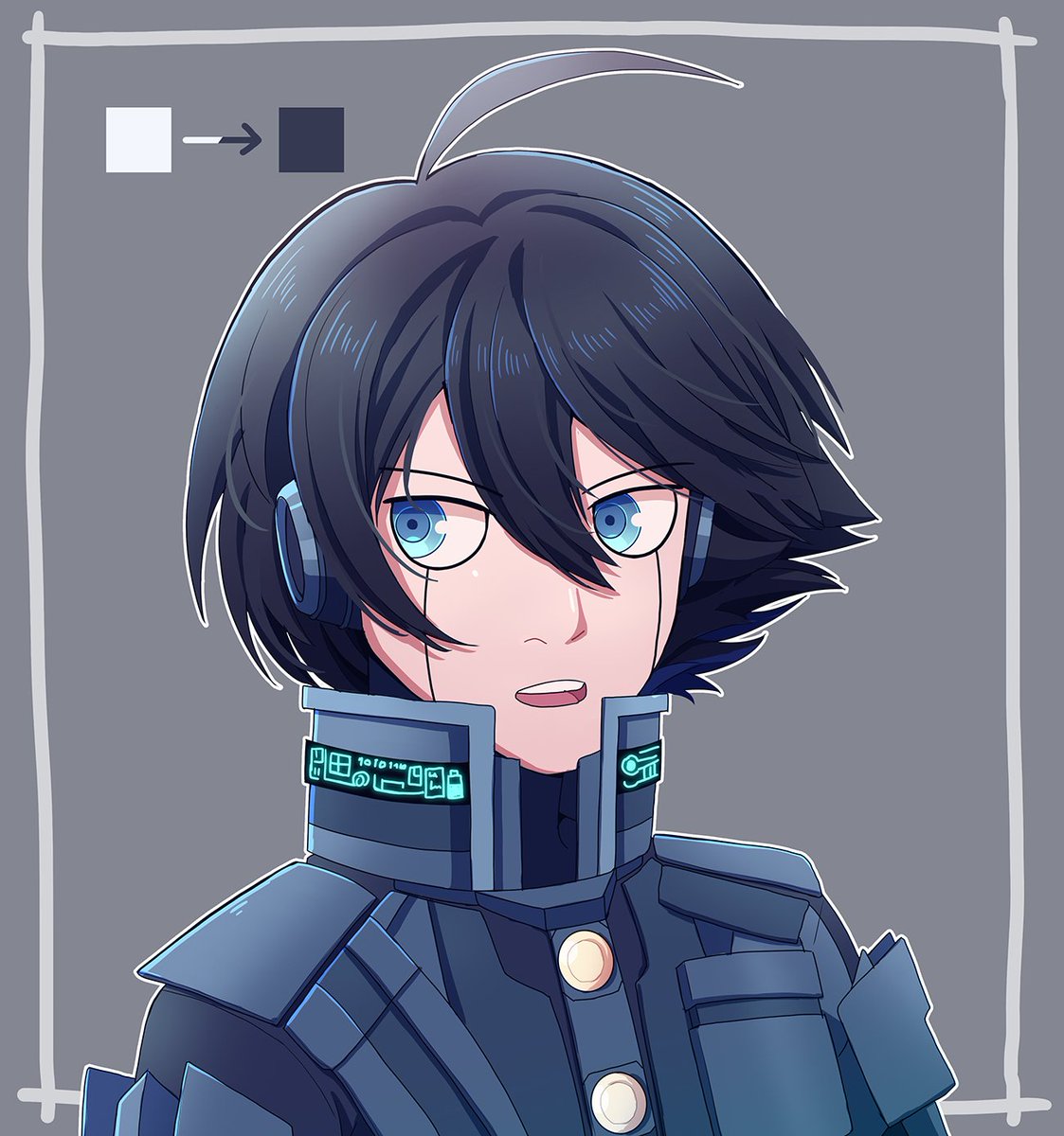 「I already drew a black haired kiibo for 」|Cheer 🐶🌸🩷のイラスト