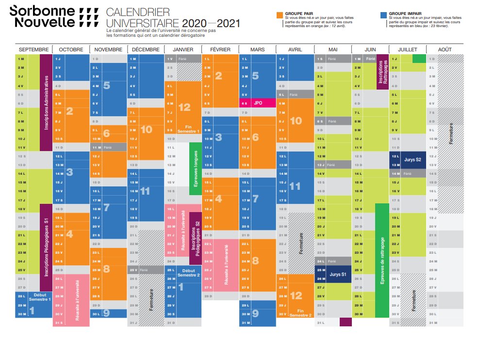 Sorbonne Nouvelle Calendrier 2023 2024 - Image to u Sorbonne Nouvelle Calendrier 2023 2024 - Image to u