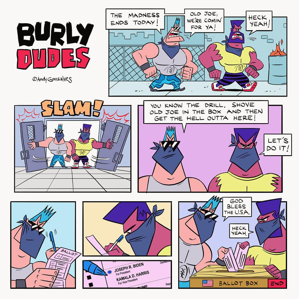 「BURLY DUDES 11!!!!! ?????? 」Andy Gonsalvesの漫画