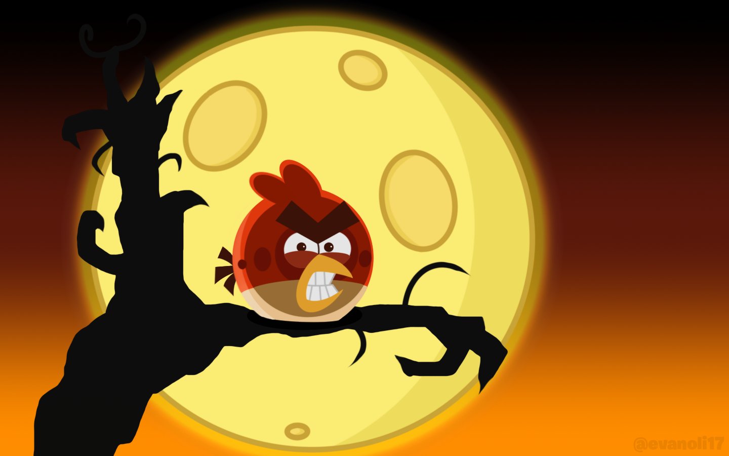 Angry Birds Halloween Wallpaper