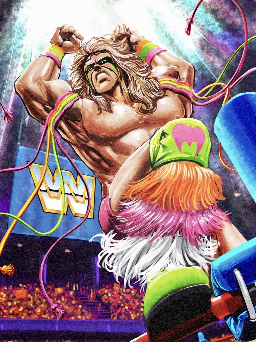 Ultimate Warrior Drawing