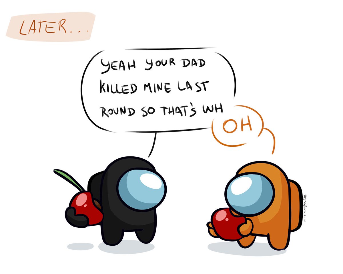 (1/3)Got tired of seeing all those sad orphan mini crewmate pictures ...