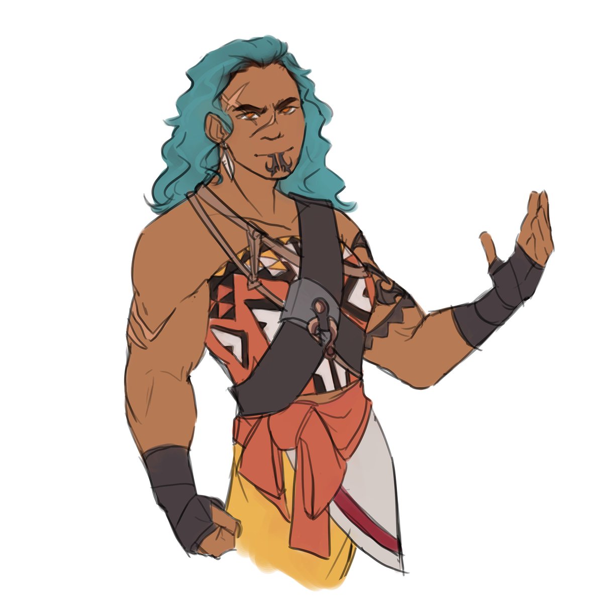 「Human Mako baybie!!!!! #Brawlhalla #Braw」|Breadのイラスト