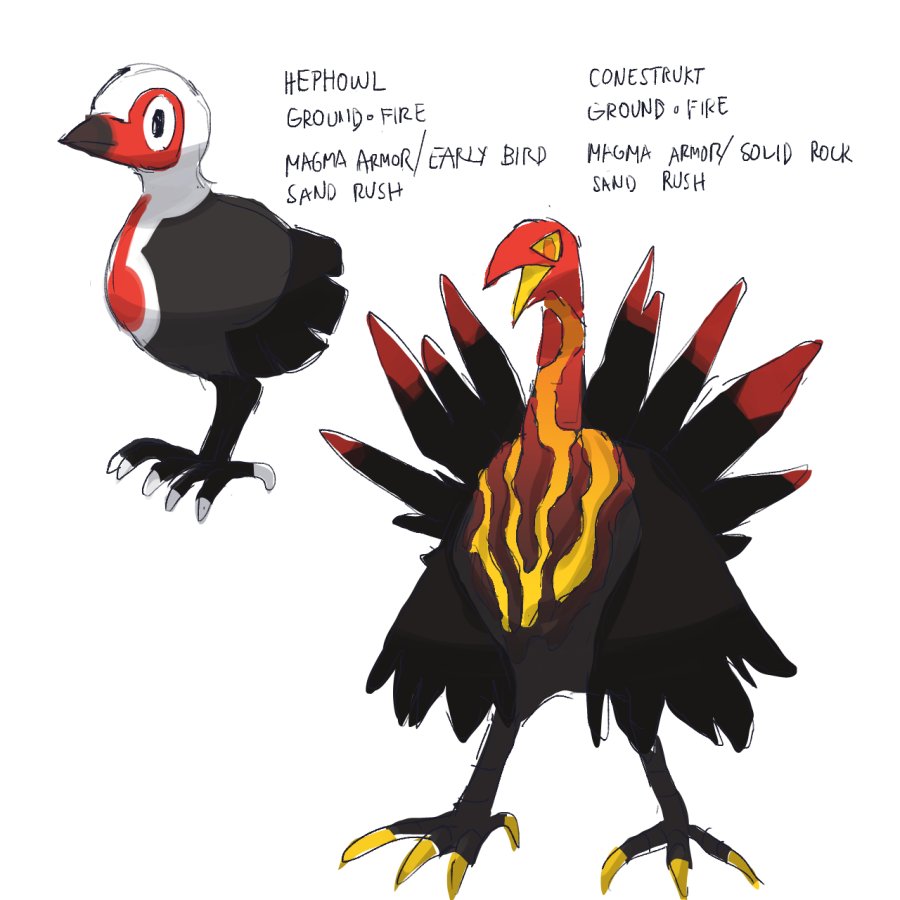 ポケモン「remembers that brush turkey pokemon i ma」|golurkのイラスト