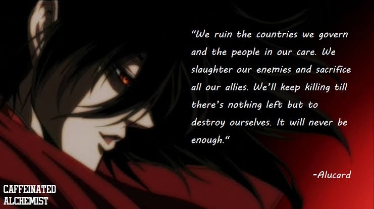 Alucard Hellsing Ultimate Quotes