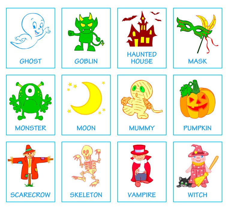 Halloween Flashcards
