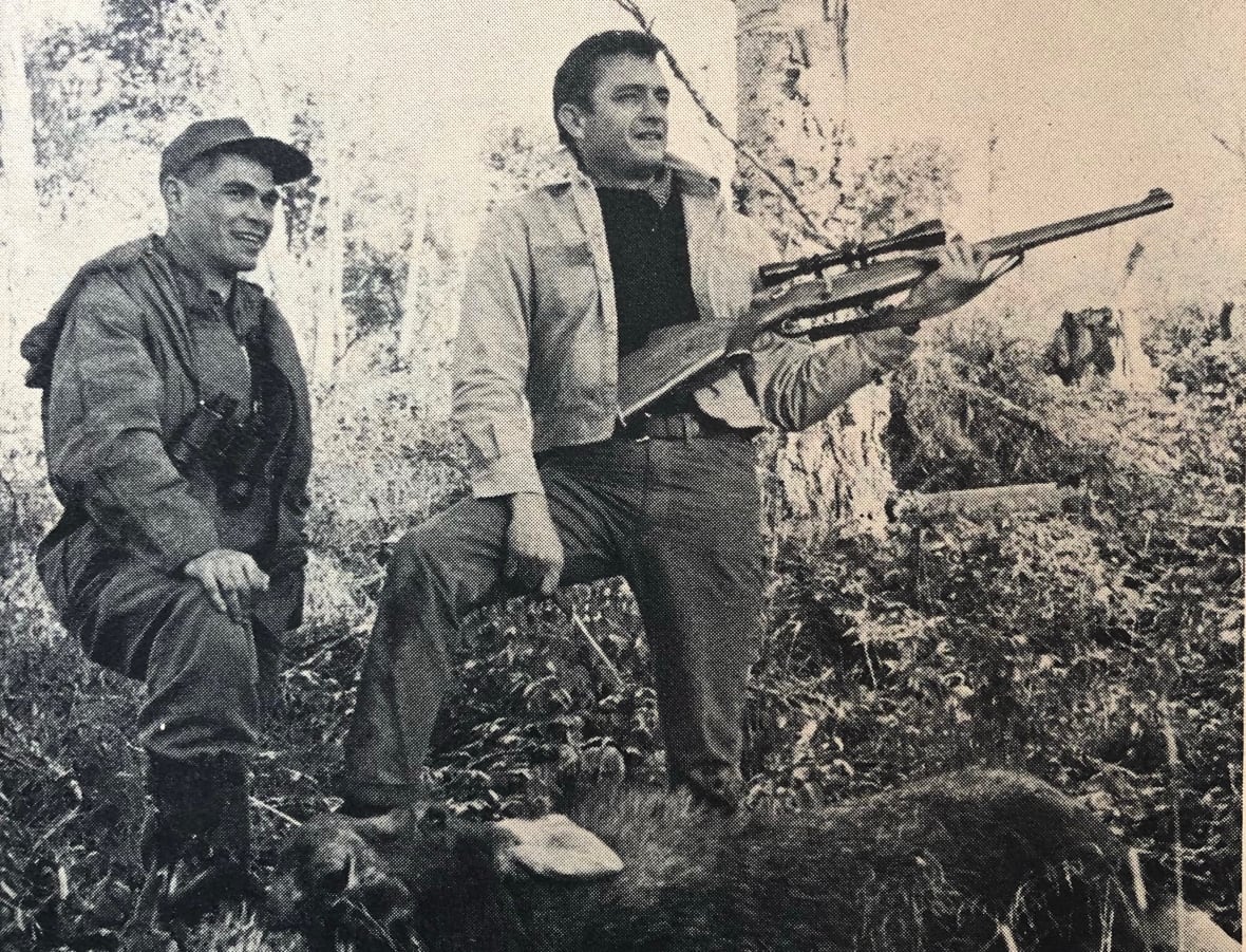Photos of Johnny Cash's moose hunting trip to Newfoundland have been ...