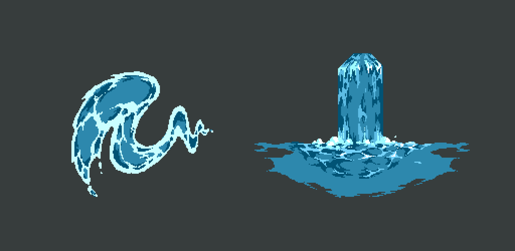 Falling Water Drop Animation