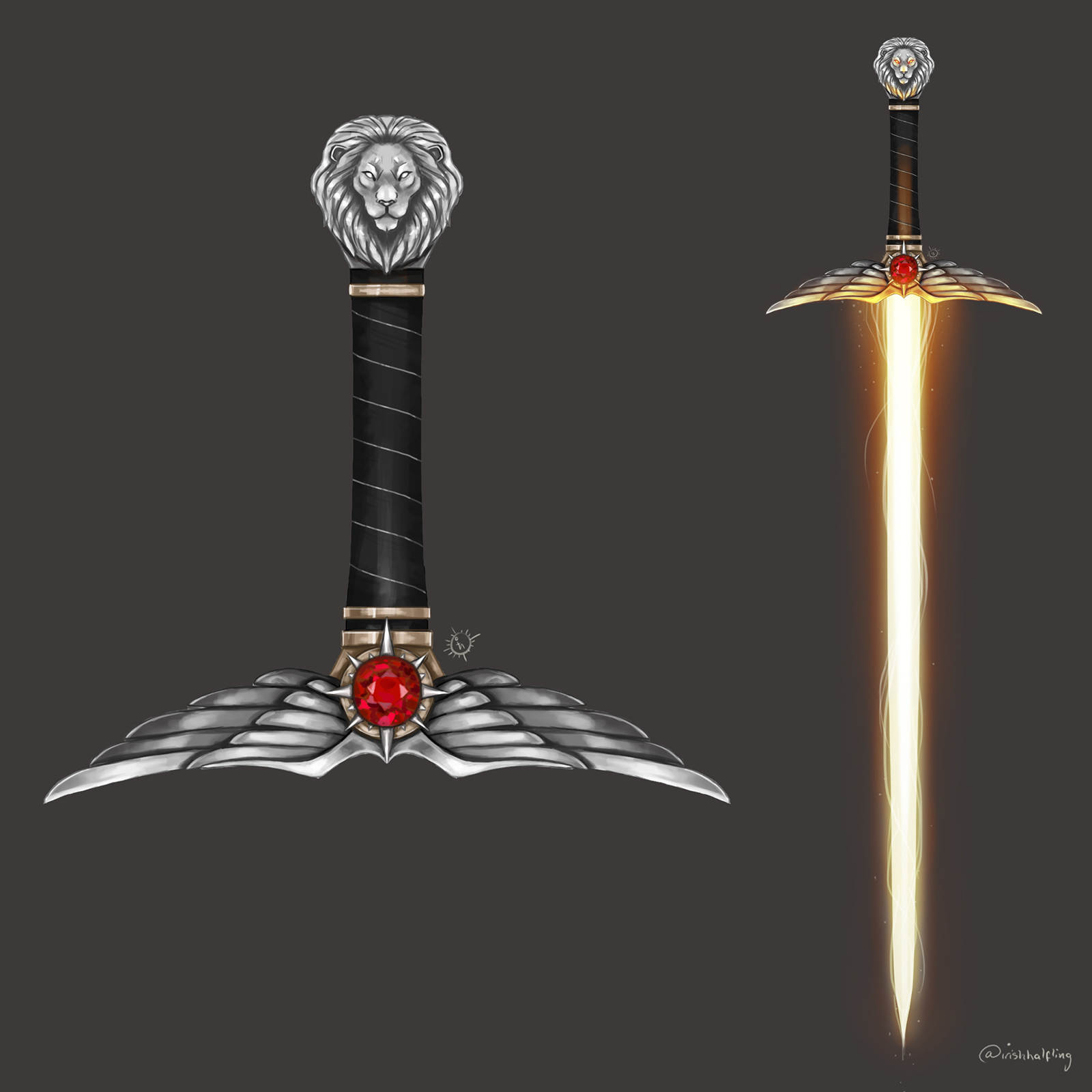 Fantasy Sword Pommel Designs