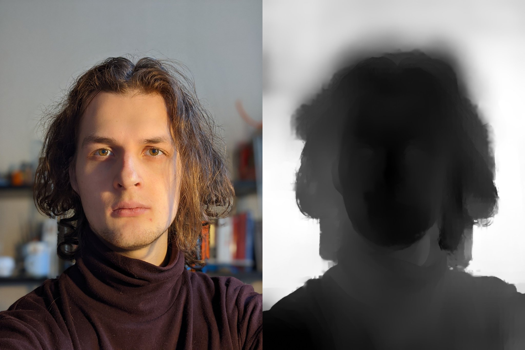 Constantine on Twitter: "How #GooglePixel4 builds depth map with back (1) and front (2) camera ...