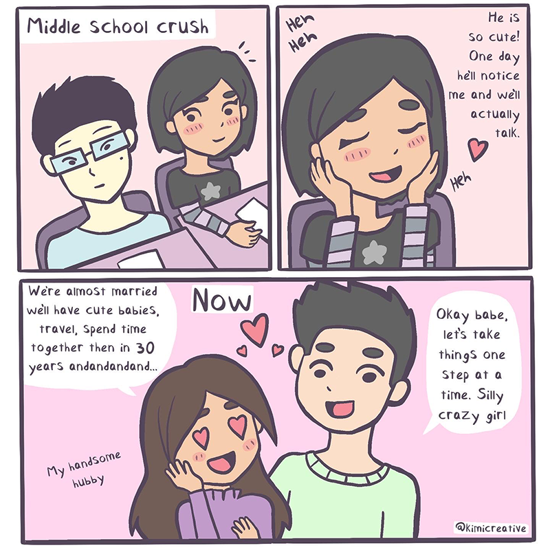 Middle School Crush Memes