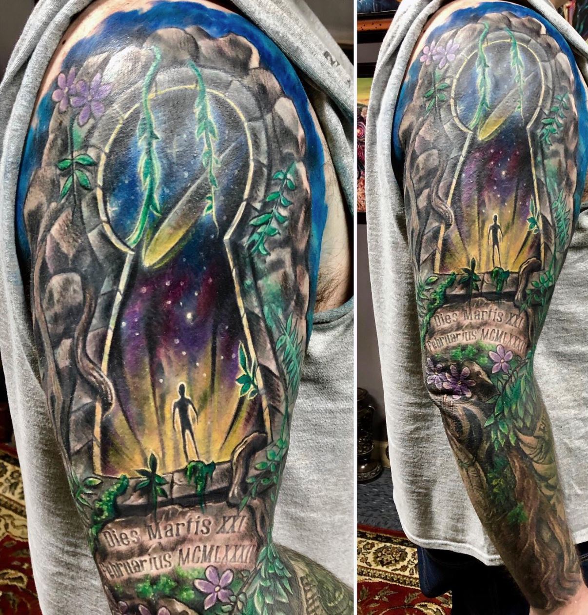Universe Tattoo Sleeve