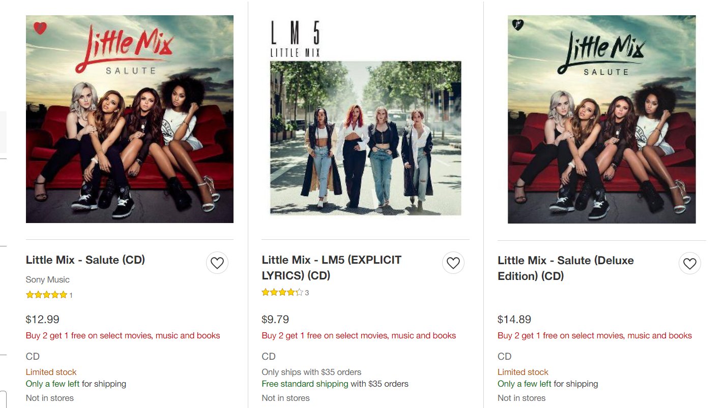 Salute Little Mix Album Cover Deluxe