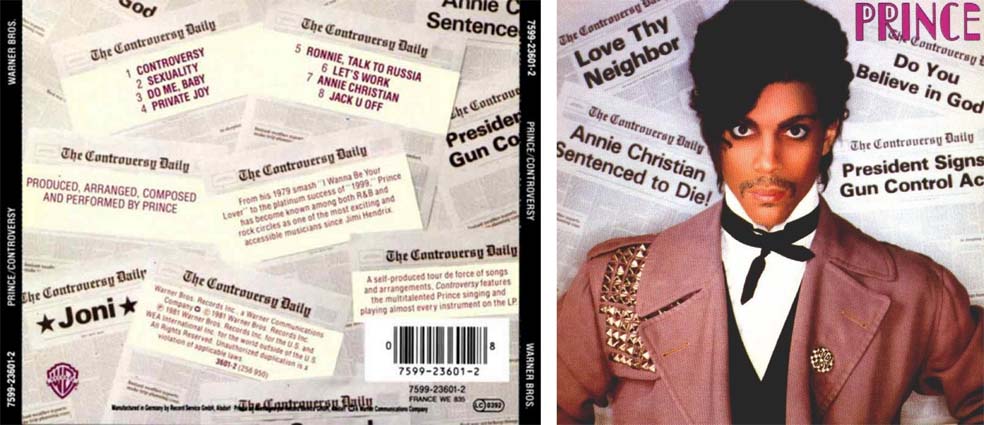 Prince Controversy Album