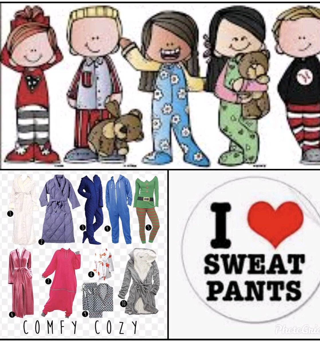 Comfy Clothes Clip Art