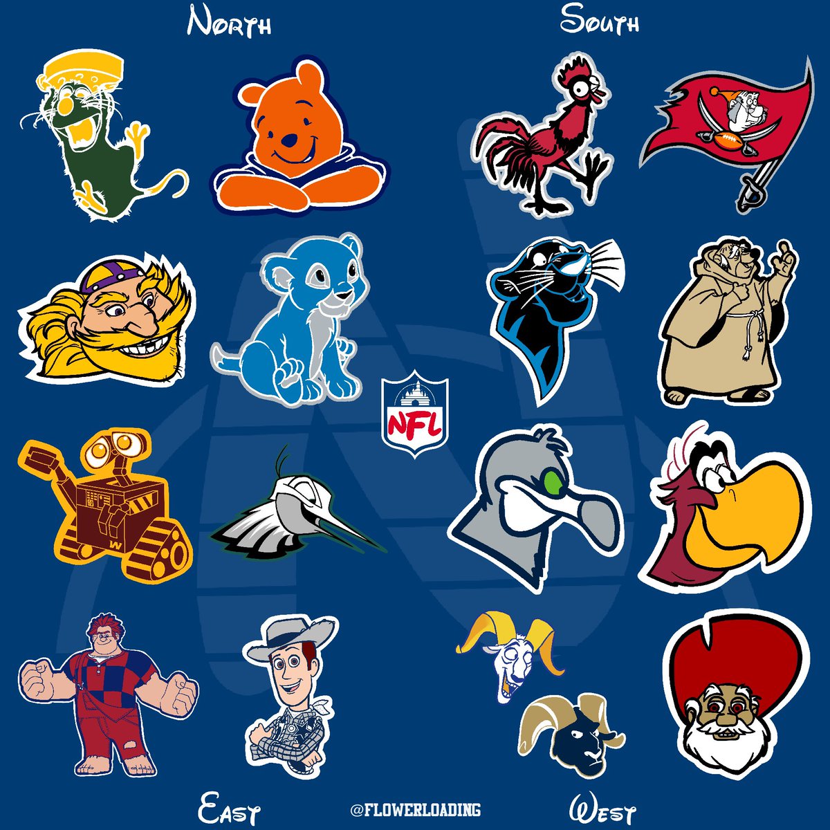Nfl Team Disney Logo