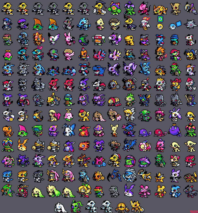 Digimon Sprites Website