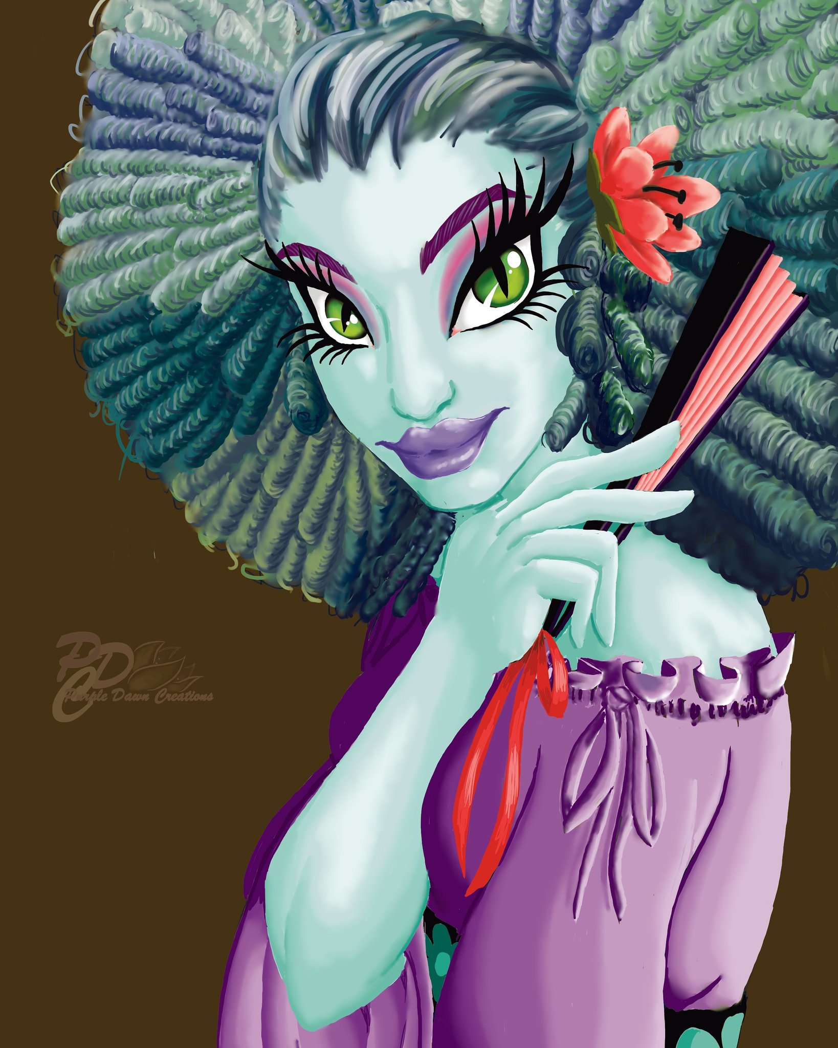 Honey Swamp Monster High Drawing
