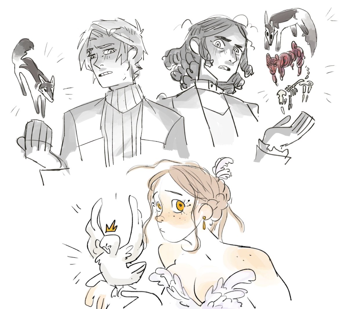 「welcome to the OC factory, heres elegy the goose princess an」gene genieの漫画