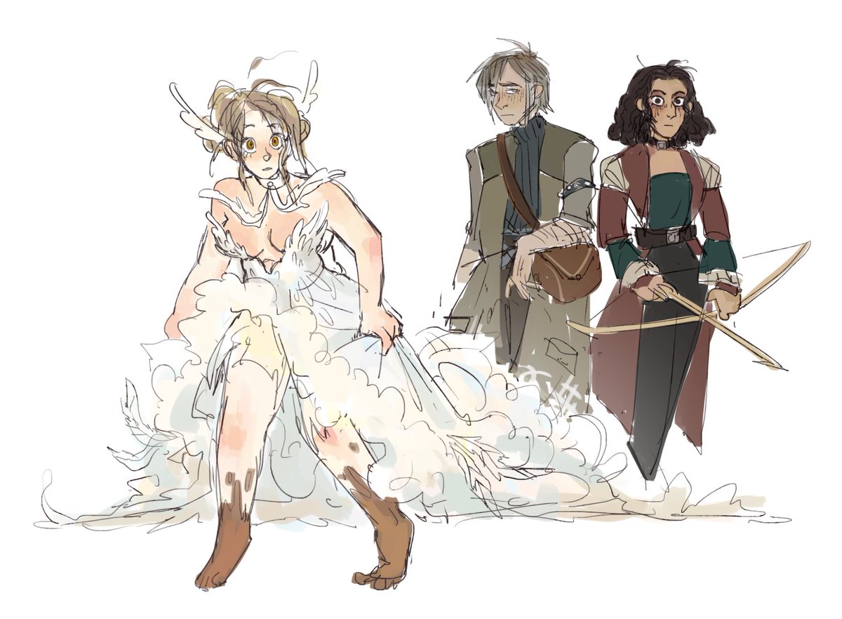 「welcome to the OC factory, heres elegy the goose princess an」gene genieの漫画