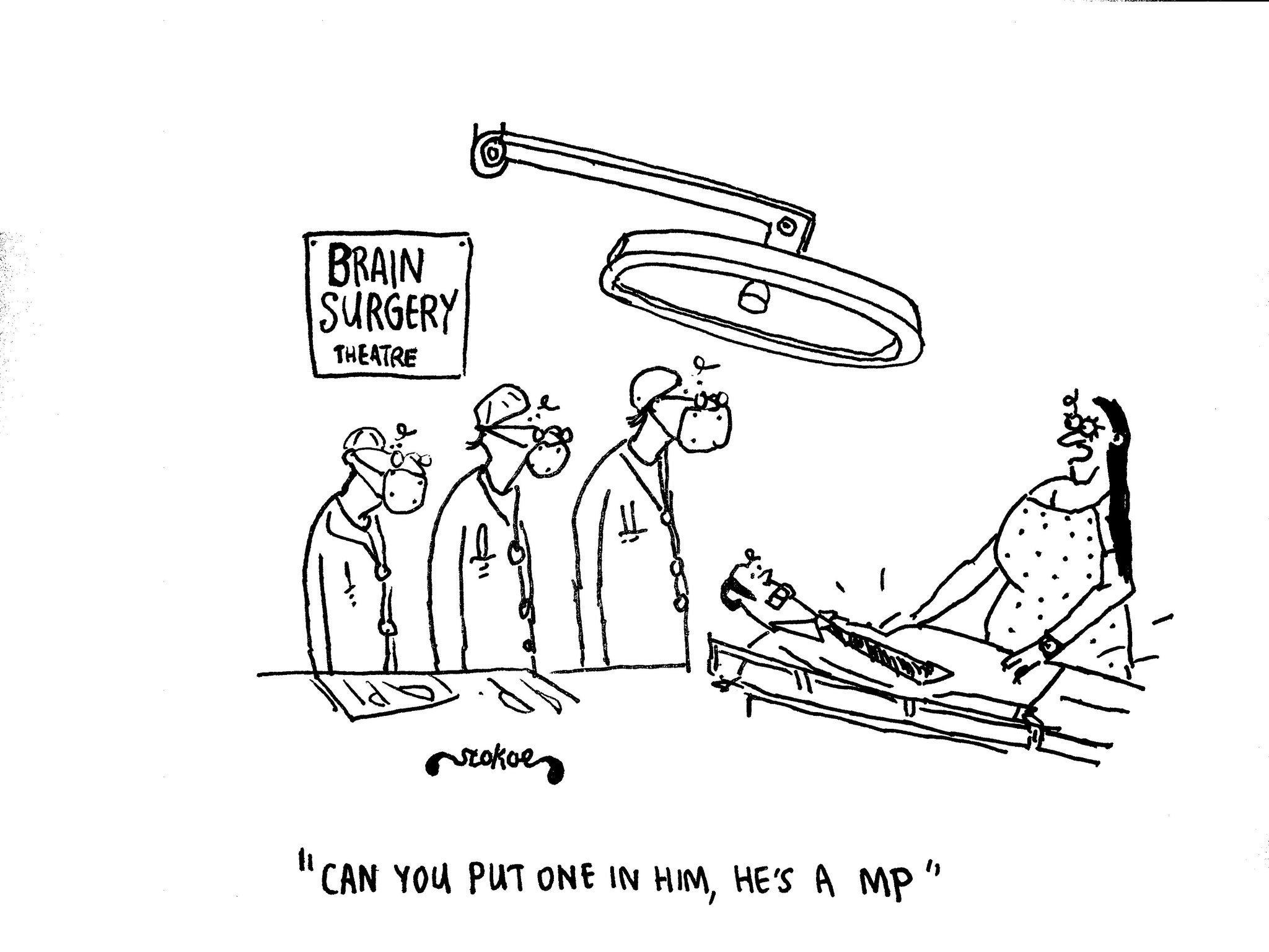 Brain Surgery Cartoon