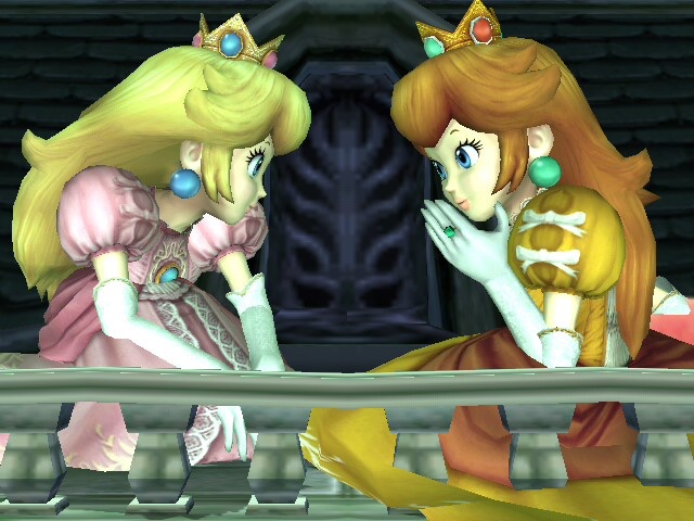 Princess Peach And Daisy Brawl