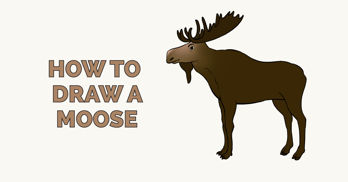 How To Draw A Moose