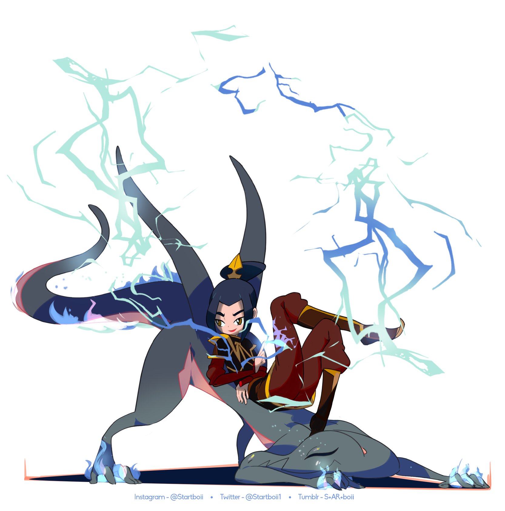 Avatar The Last Airbender Azula Lightning