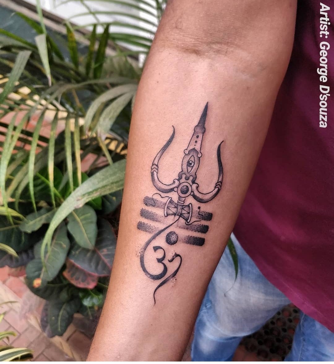 Ahimsa Symbol Tattoo