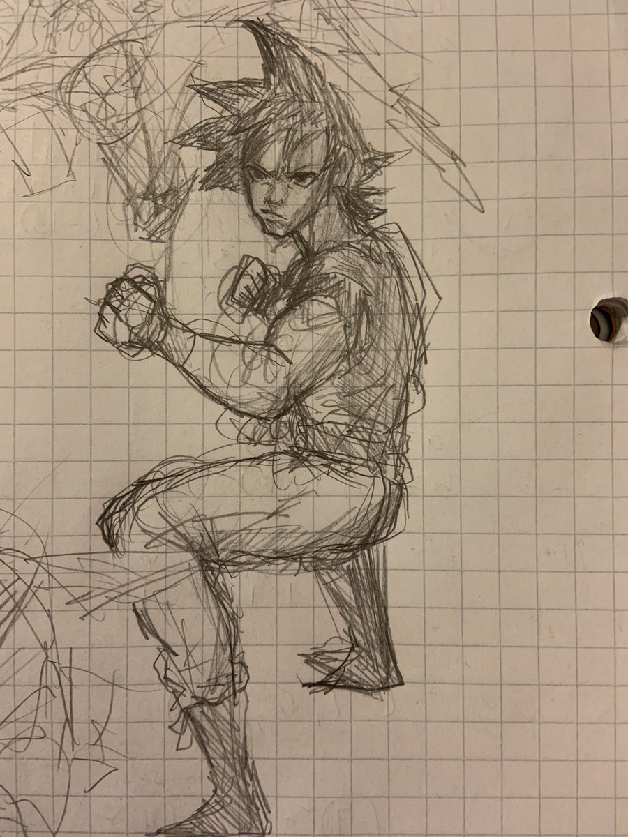 「Homework goku sketch 」tann 🔜 Otakonの漫画