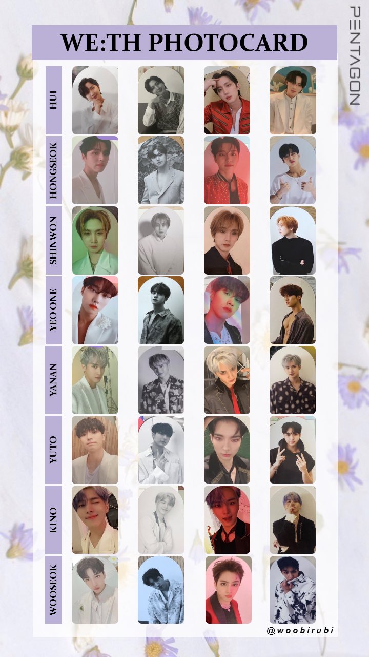 quality merchandise PENTAGON WOOSEOK #2 Official PHOTOCARD 3rd Album ...