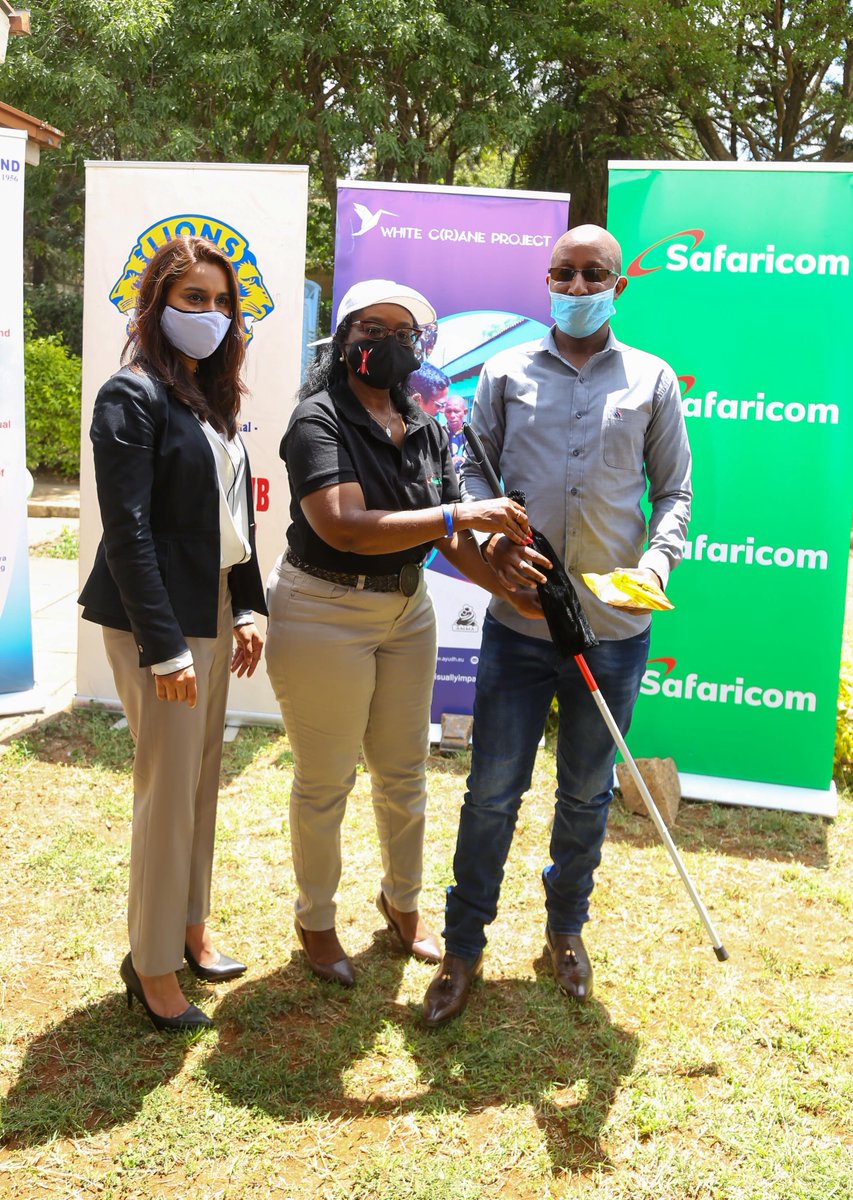 Safaricom PLC on Twitter: "Together with our partners, we handed over white canes to 100 ...