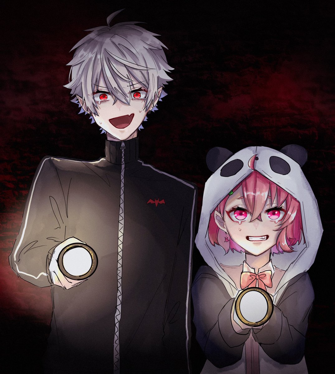 葛葉(にじさんじゲーマーズ) 「戦慄迷宮怖かったけどおもしろかった? #KuzuArt #笹の絵 」|しおり💮のイラスト